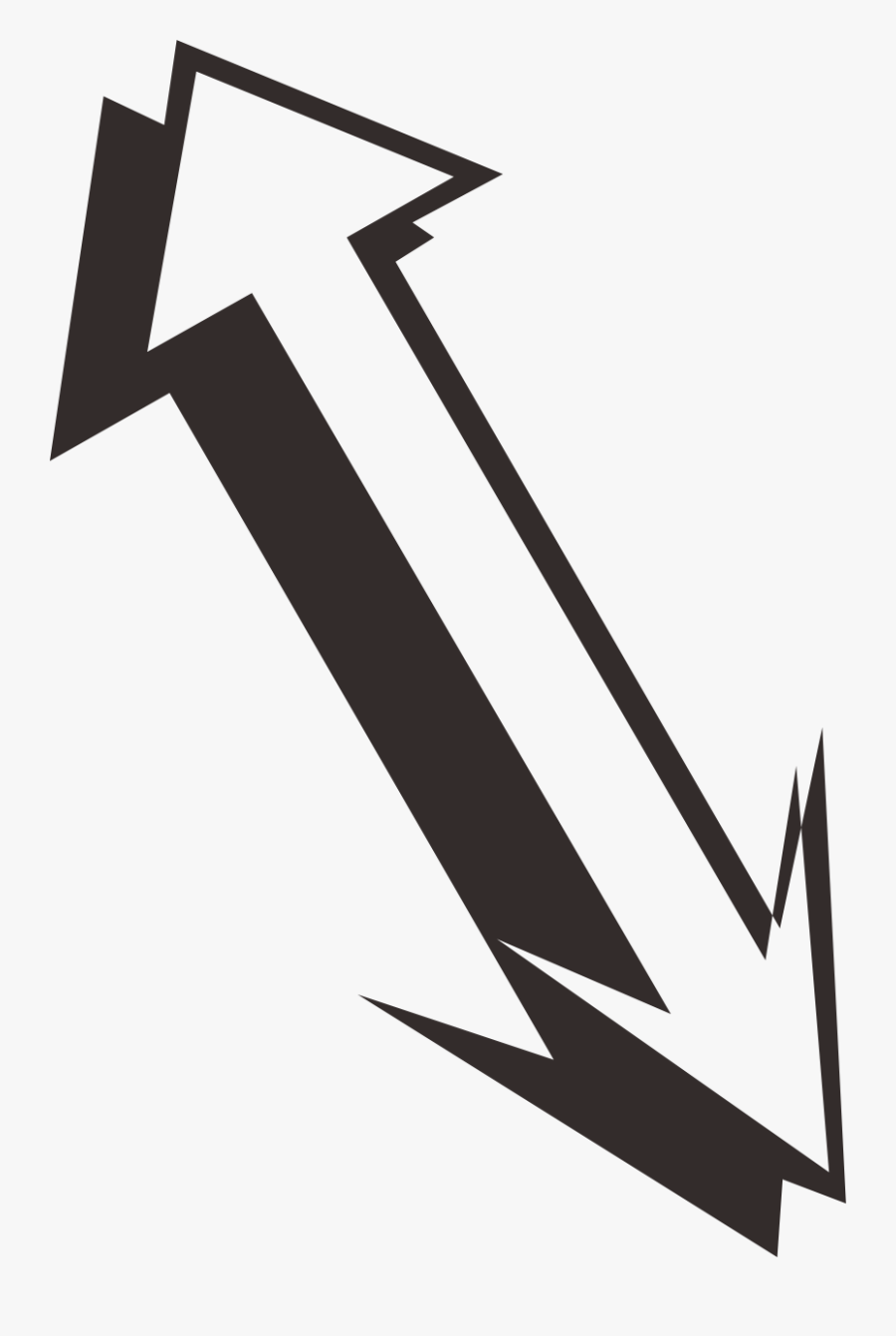 Transparent Double Arrow Png - Double Headed Arrow Png , Free ...