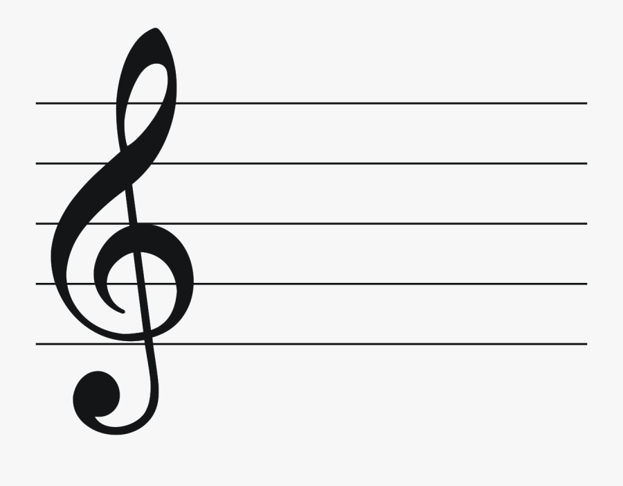 D Major Key Signatures Clipart , Png Download - Treble Clef , Free ...