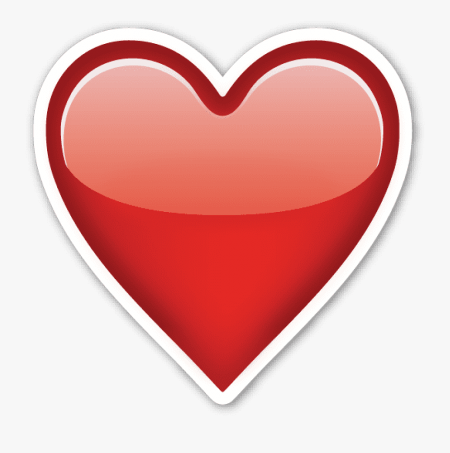 Free Png Red Heart Emoji White Border Png Images Transparent - Heart ...