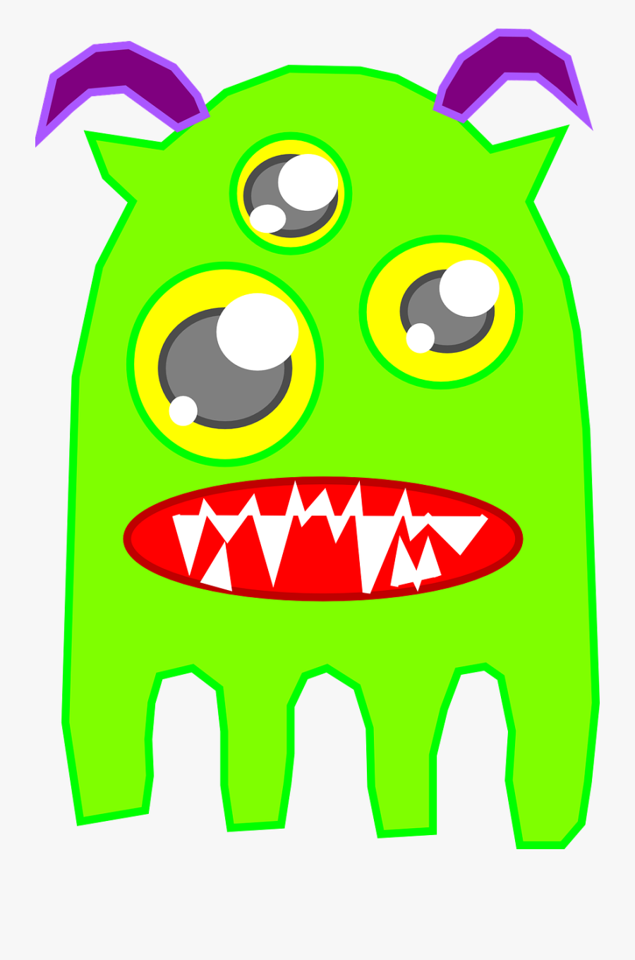 Alien With Four Legs Cartoon , Free Transparent Clipart - ClipartKey
