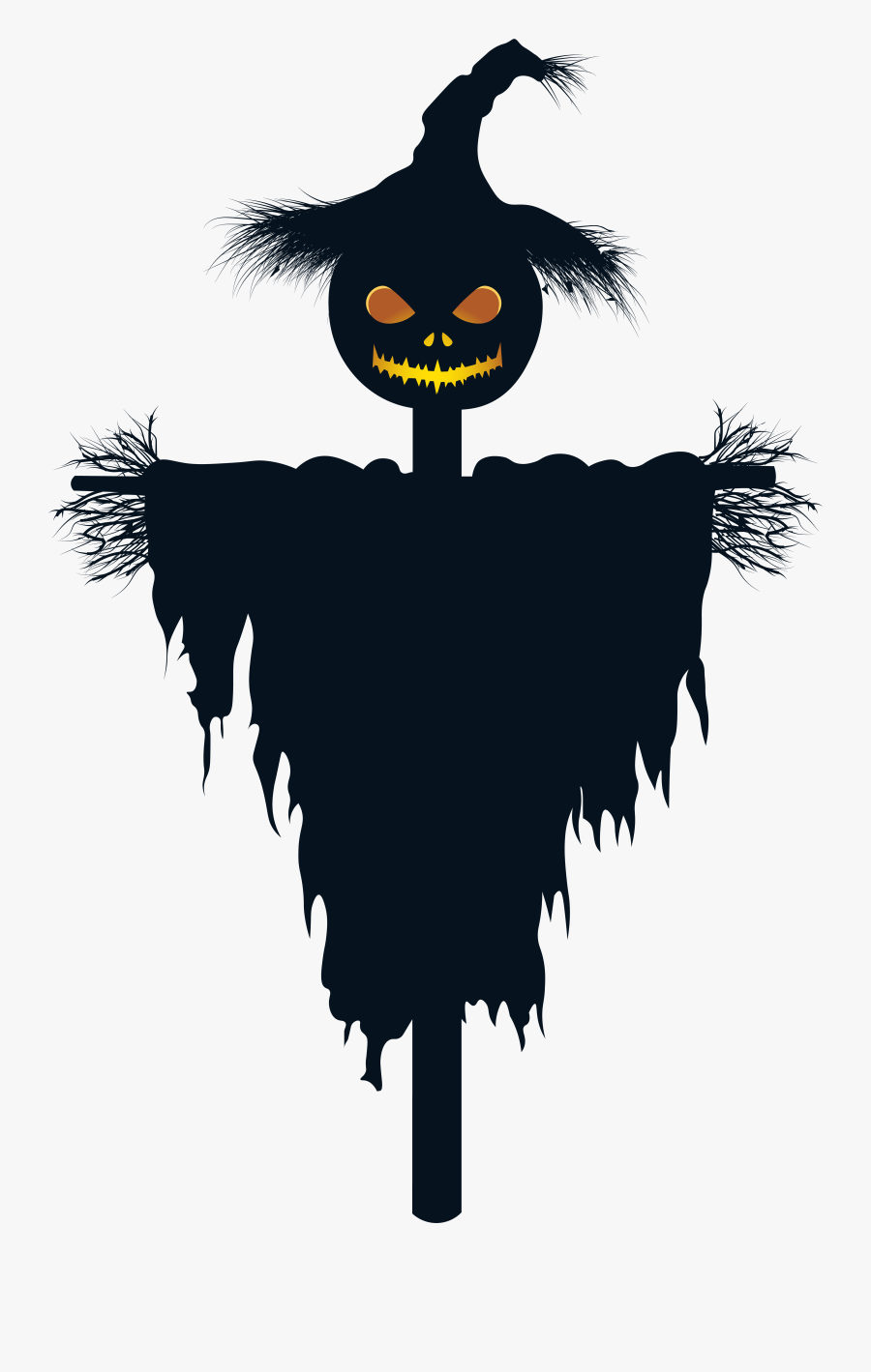 Halloween Pumpkin Scarecrow Png Clip Art Image - Halloween Scarecrow ...