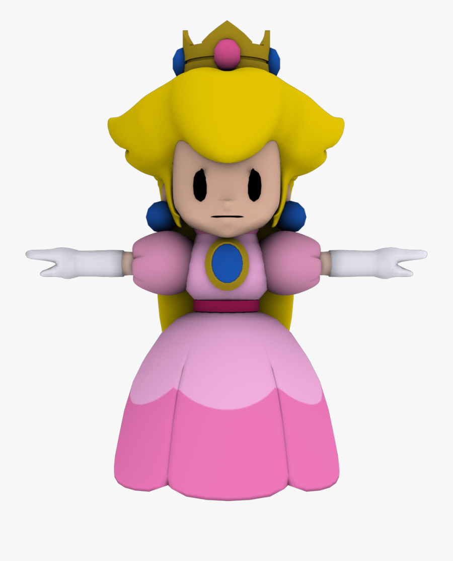 Princess Peach Clipart Sad - Paper Princess Peach Daisy Rosalina , Free ...