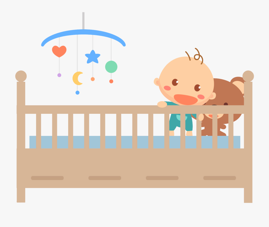 Cartoon Infant Illustration Wooden - Imagenes De Una Cuna Animada ...
