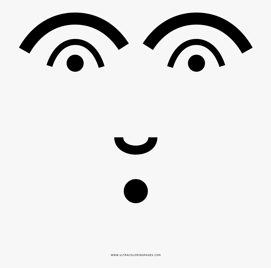 Surprised Coloring Page , Free Transparent Clipart - ClipartKey