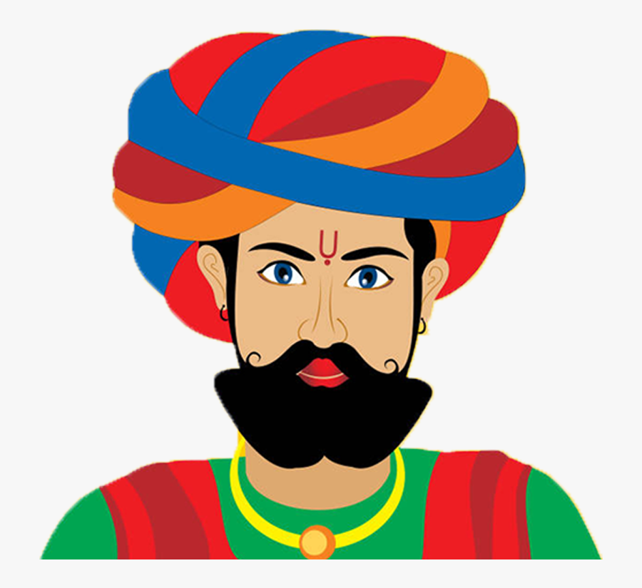Illustration Rajasthani Person , Free Transparent Clipart - ClipartKey