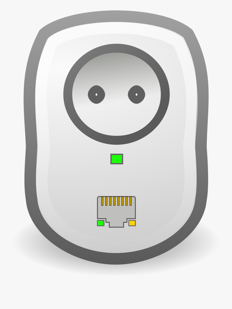 Powerline Networking Plug Clip Arts - Computer Network , Free ...