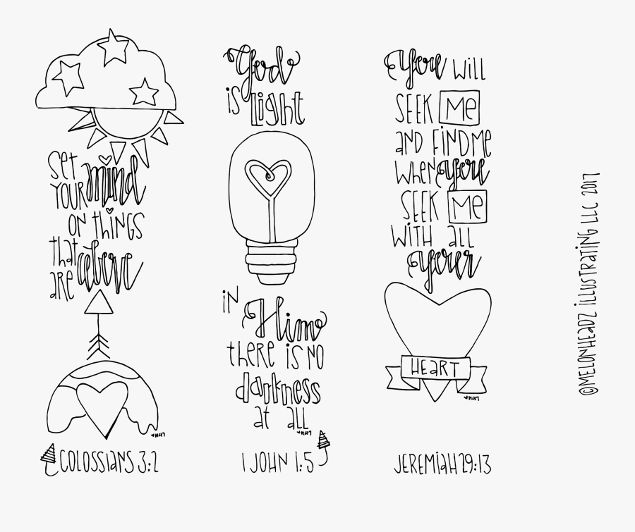 Bible Journaling Art 2017 , Free Transparent Clipart - ClipartKey