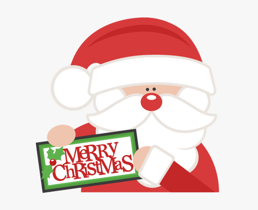 Cute Christmas Clip Art - Santa Merry Christmas Clipart , Free ...