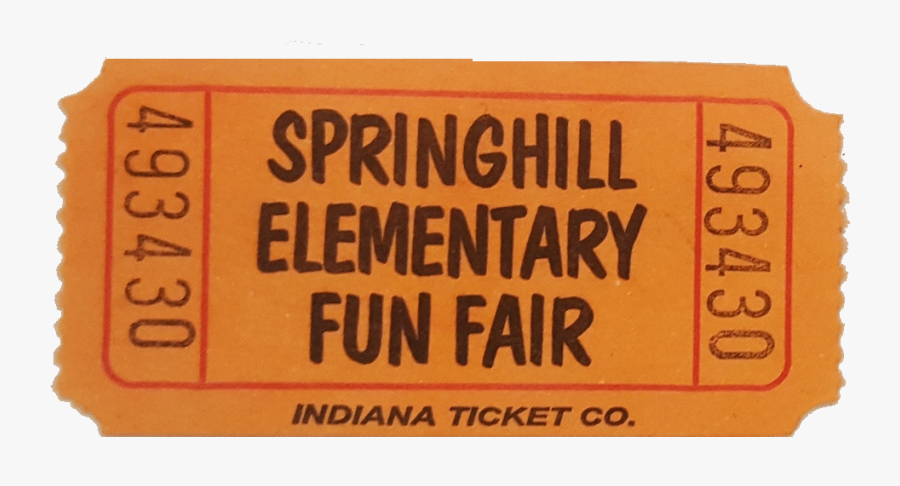 Fun Fair Ticket Stub - Signage , Free Transparent Clipart - ClipartKey