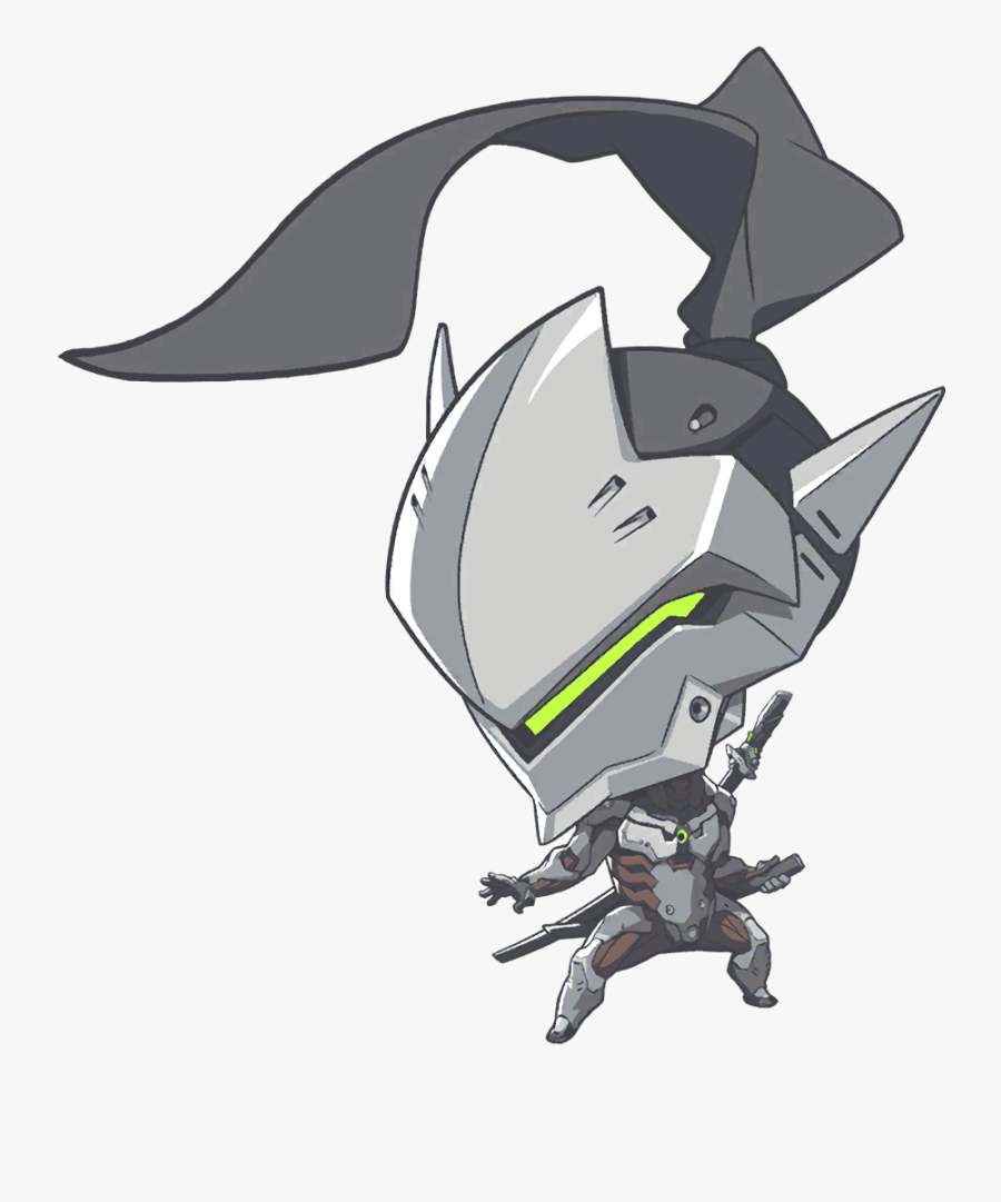 Overwatch Genji Cute Spray , Free Transparent Clipart - ClipartKey