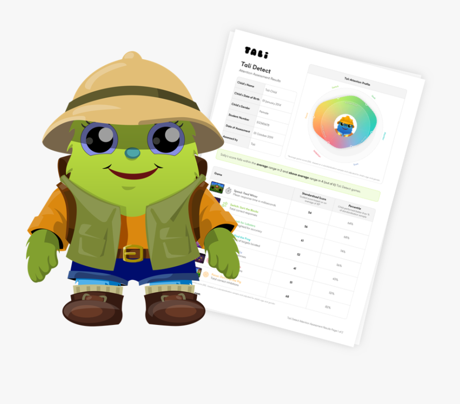 Tali Detect Child Report - Cartoon , Free Transparent Clipart - ClipartKey