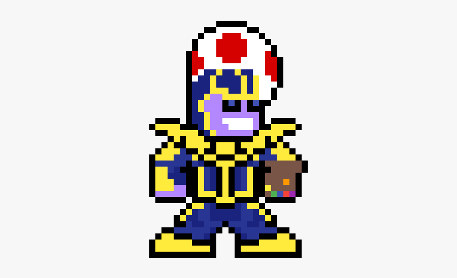 Pixel Arts Of Thanos , Free Transparent Clipart - ClipartKey