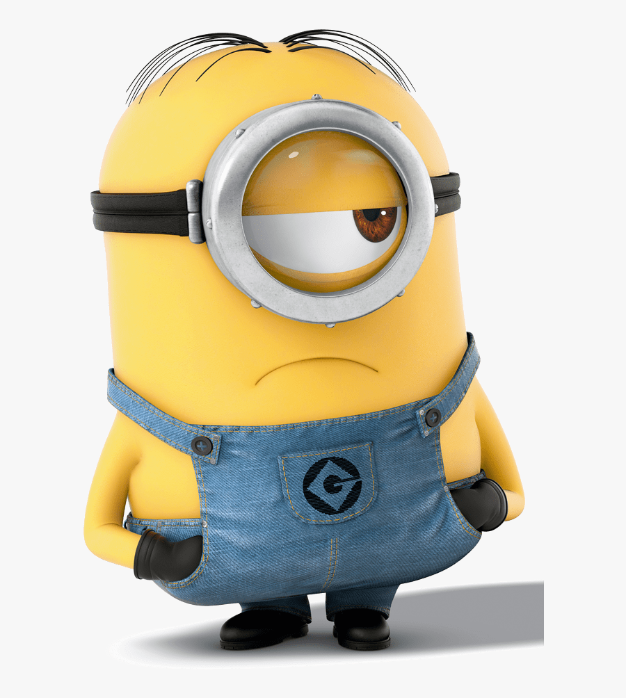 Minion Concerned - Minion Stuart , Free Transparent Clipart - ClipartKey