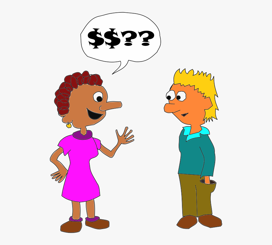 Person Asking For Money Cartoon , Free Transparent Clipart - ClipartKey