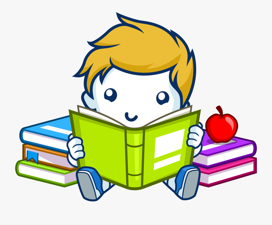 Reading Cartoon , Free Transparent Clipart - ClipartKey