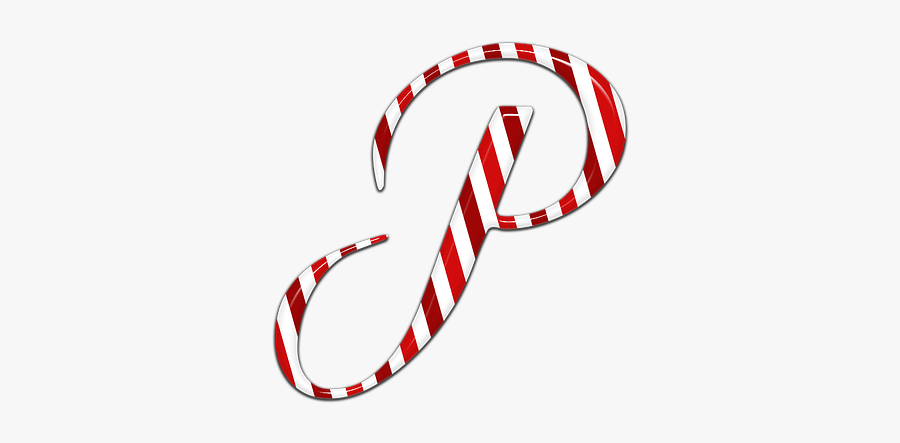 Candycane Letter P Free Picture - Illustration , Free Transparent ...