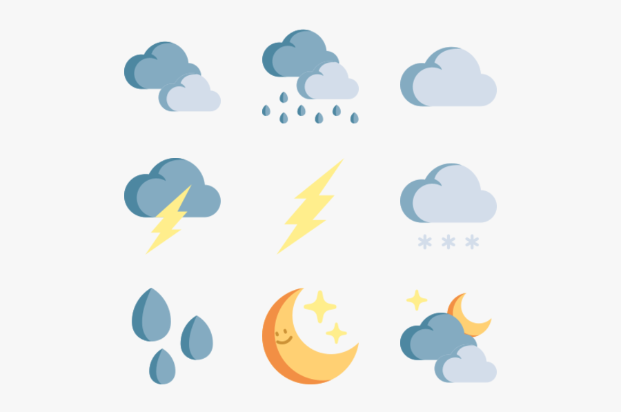 Cloud - Iconos De Clima Png , Free Transparent Clipart - ClipartKey