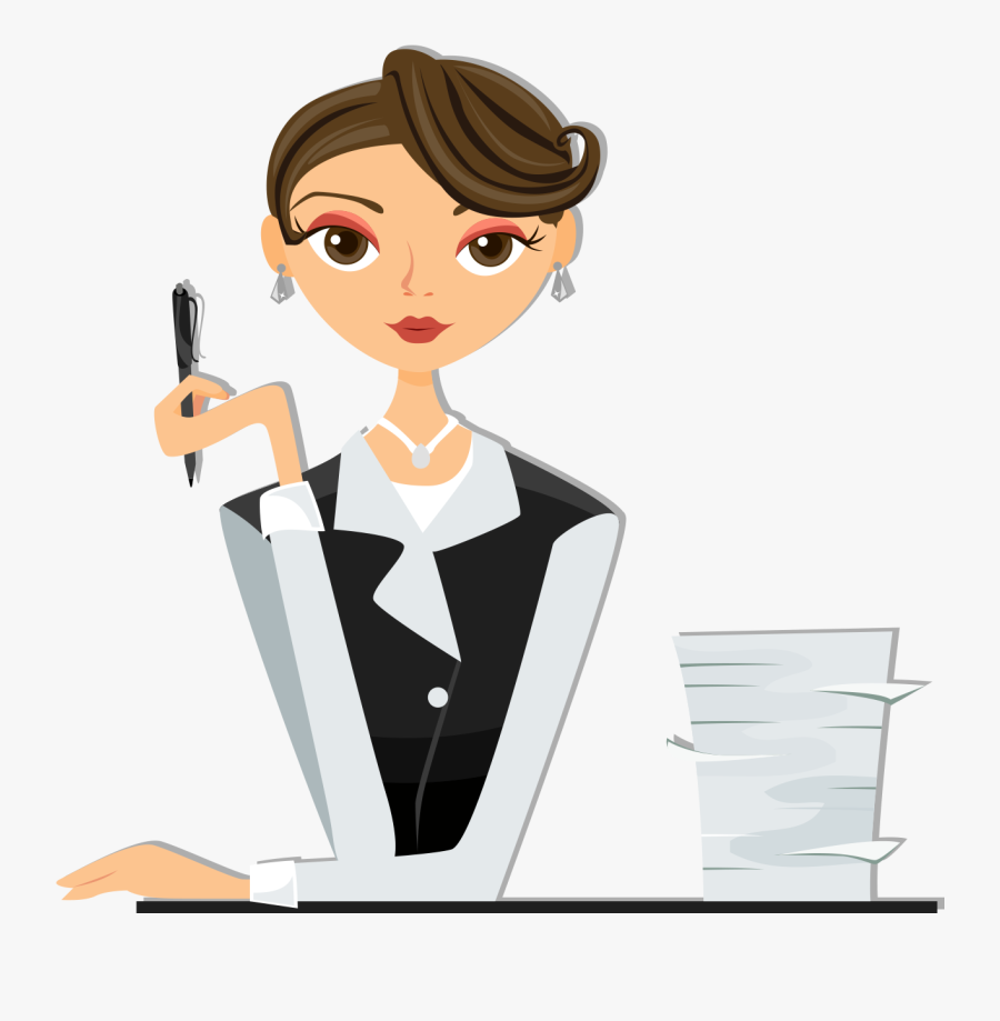 Cartoon Office Worker Transparent , Free Transparent Clipart - ClipartKey