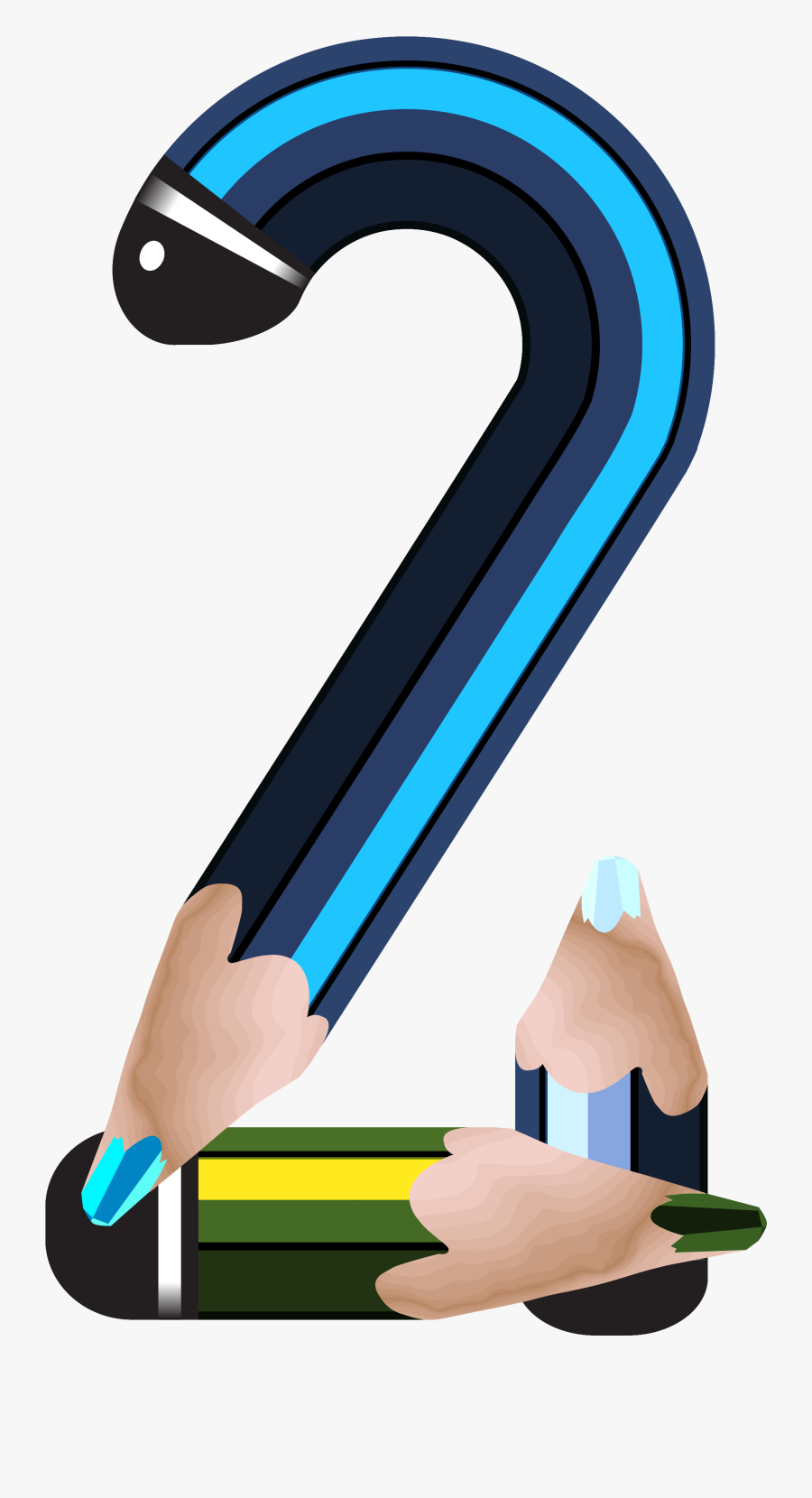 Pencil Number Two Png Clipart Image - Gt Outpost Disc 2010 , Free ...
