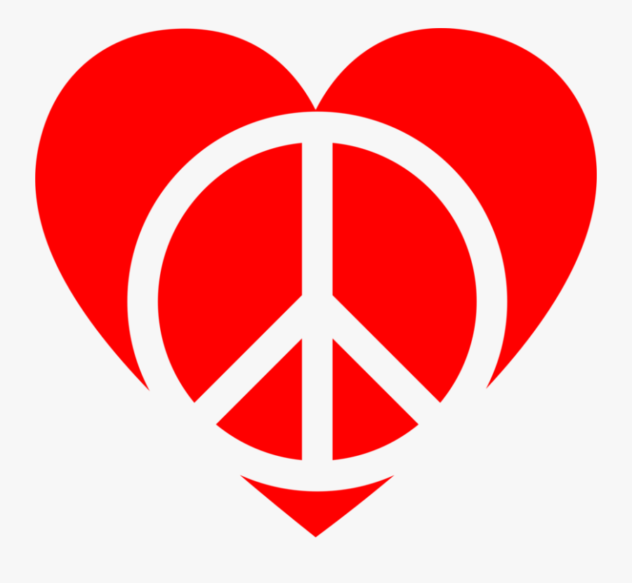 Clipart - Heart Peace Sign Png , Free Transparent Clipart - ClipartKey