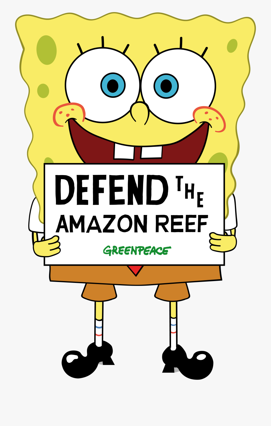 Spongebob Greenpeace , Free Transparent Clipart - ClipartKey