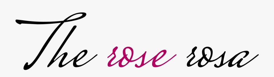 The Rose Rosa - Calligraphy , Free Transparent Clipart - ClipartKey