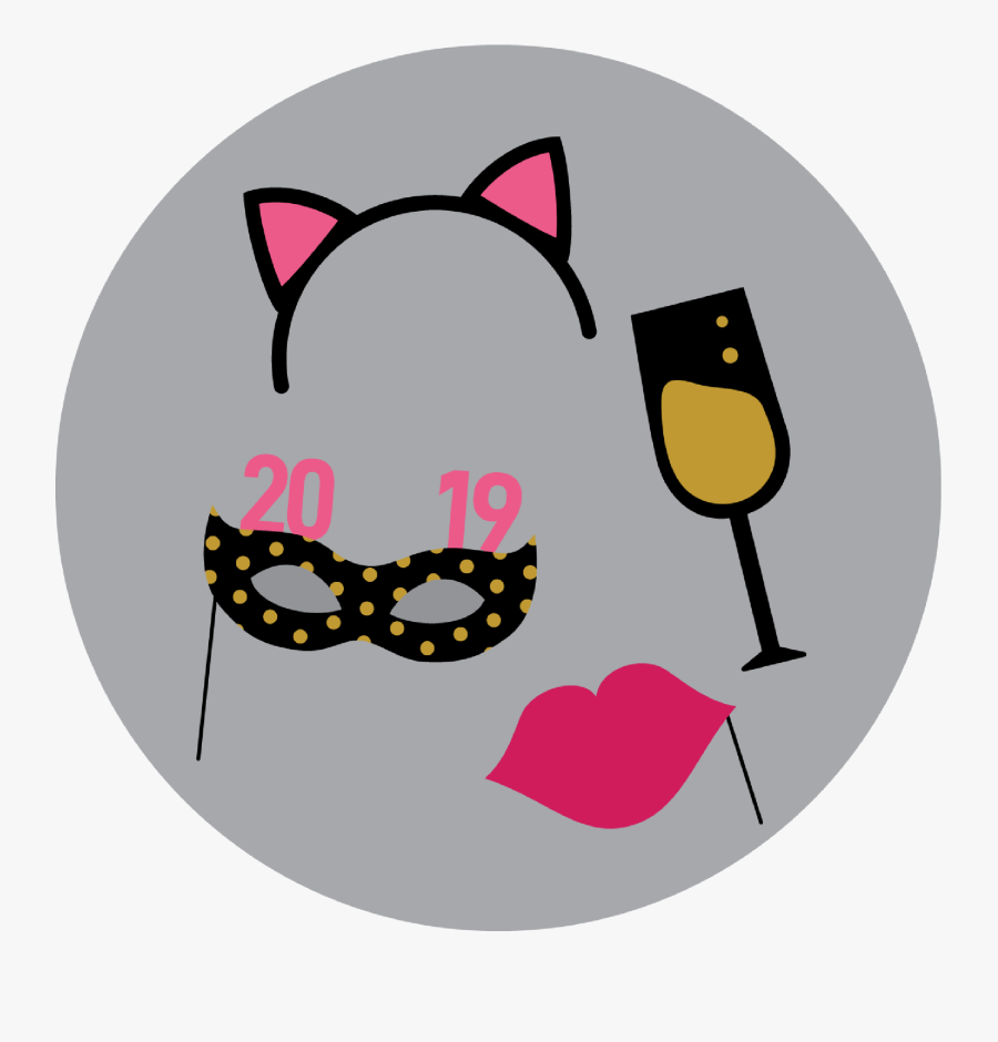 Photo Booth Props Cat - Cartoon , Free Transparent Clipart - ClipartKey