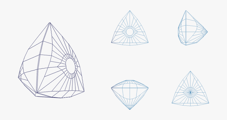 Drawing Gemstones Eye - All Seeing Eye Facet Diagram , Free Transparent ...