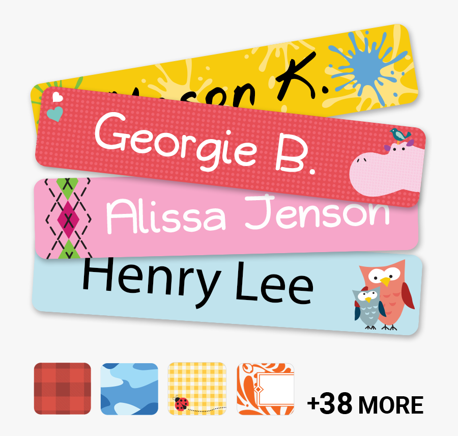 Kids Labels With Cool Designs And Trendy Patterns - Kids Labels , Free ...