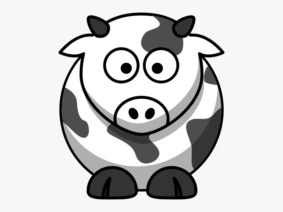 Cartoon Cow Transparent Background , Free Transparent Clipart - ClipartKey