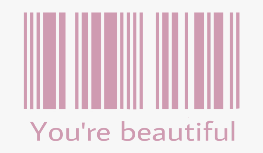 #barcode #text #words #beautiful #compliments #pink - Think You Re Cute ...