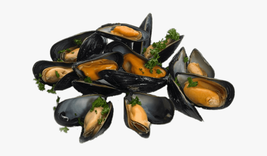 Cooked Mussels With Parsley - Fowey Mussels , Free Transparent Clipart ...