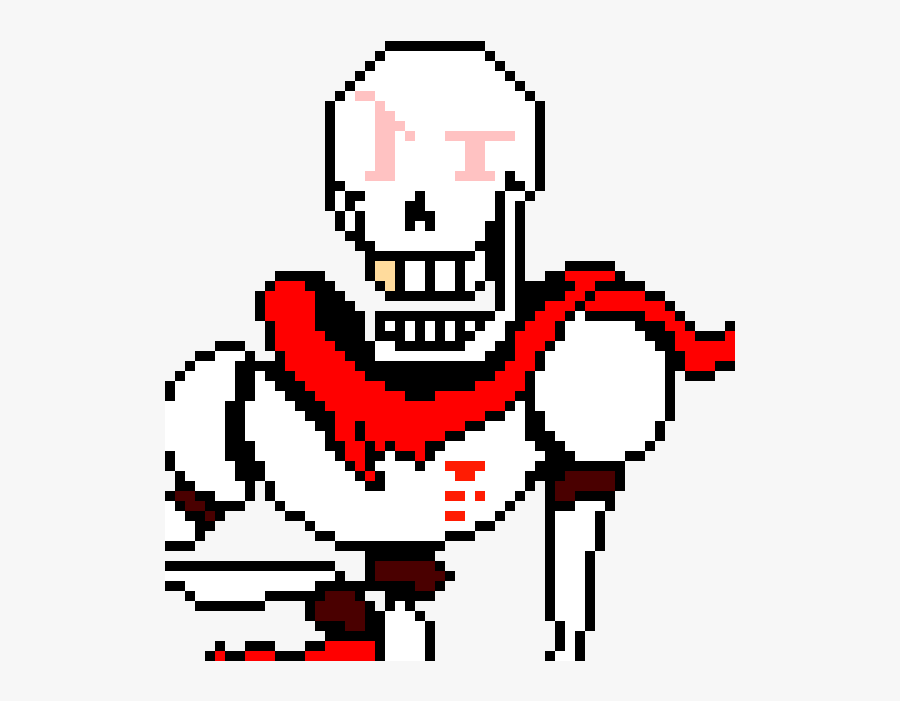 Papyrus Undertale Colored Sprite , Free Transparent Clipart - ClipartKey