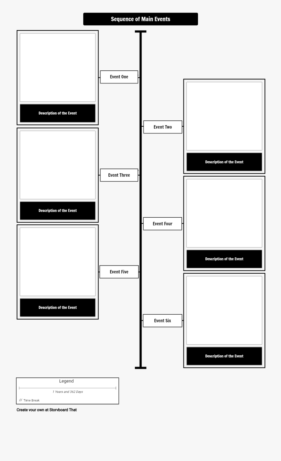 Sequencing Timeline Template" Style="max Width - Storyboard Timeline ...