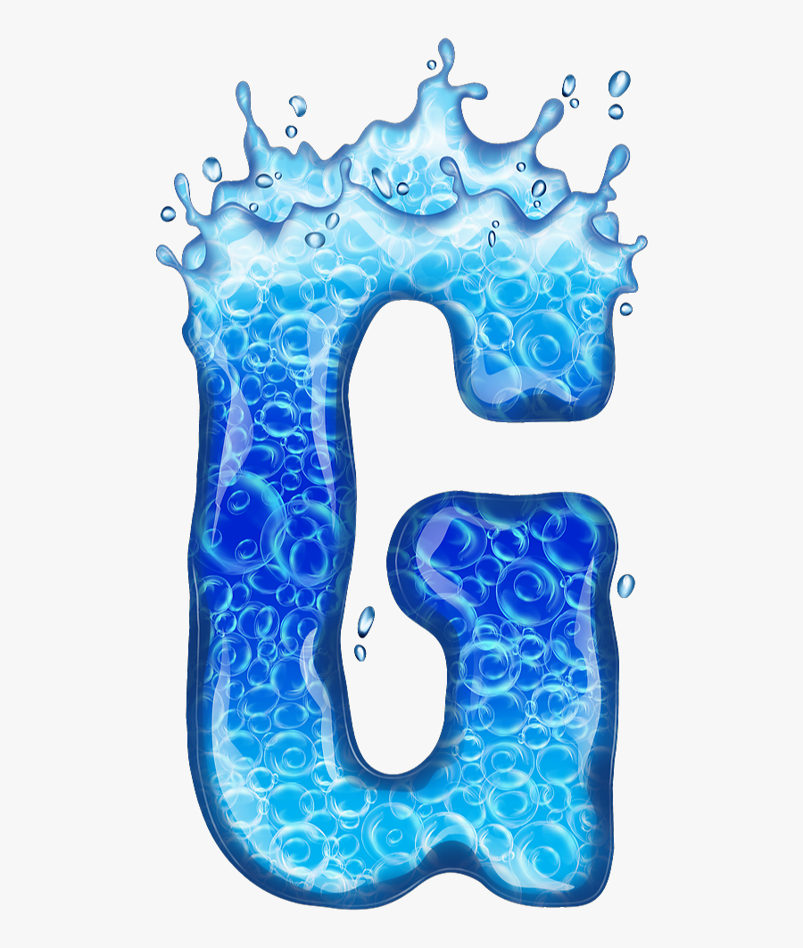 A C Letter G - Water Alphabet Font A Png , Free Transparent Clipart ...