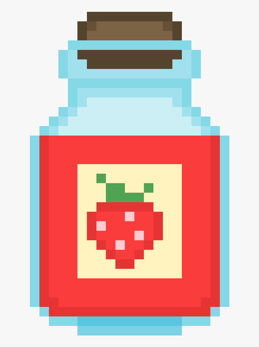 Strawberry Pixel Art , Free Transparent Clipart - ClipartKey