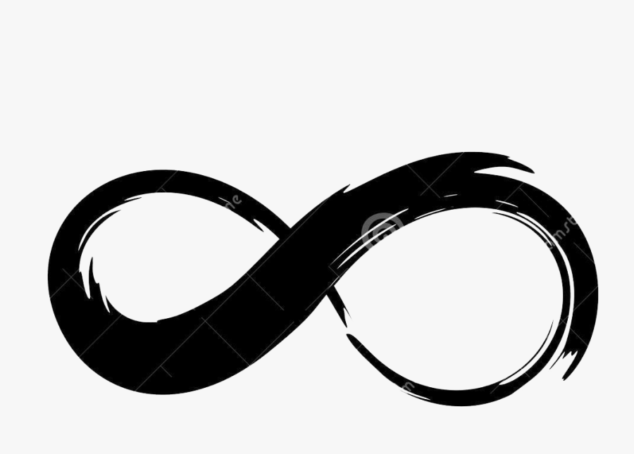 Infinity Symbol Png Free Background - Brush Stroke Infinity Tattoo ...