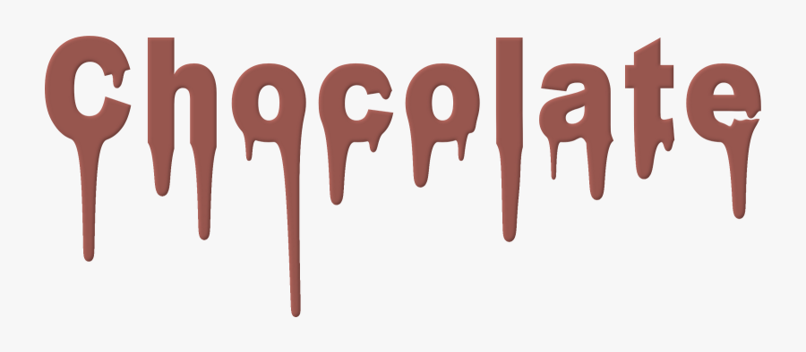 Chocolate Word Art - Chocolate In Bubble Letters , Free Transparent ...