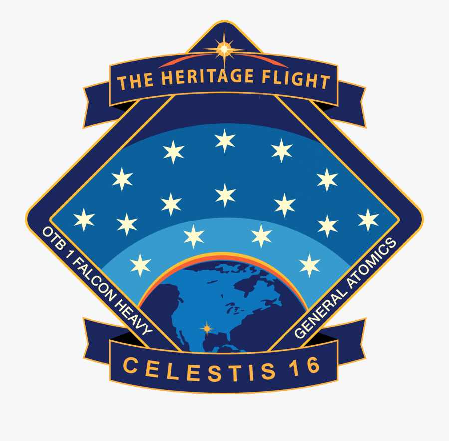 - Celestis Falcon Heavy Patch Clipart , Png Download - Heritage Flight ...