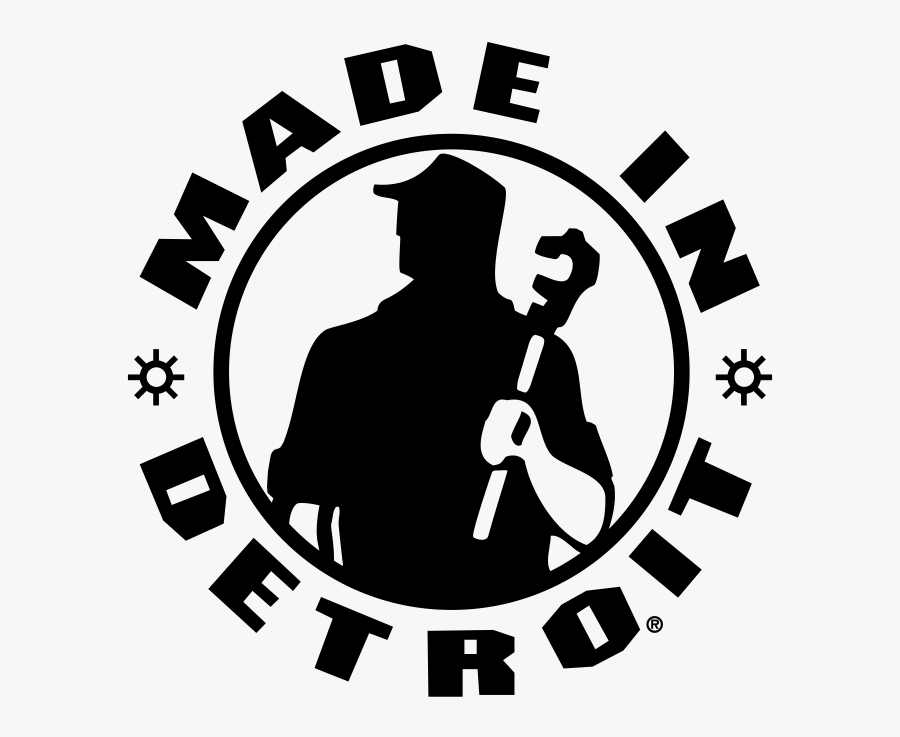 Mid Logo Decals - Made In Detroit Logo , Free Transparent Clipart ...