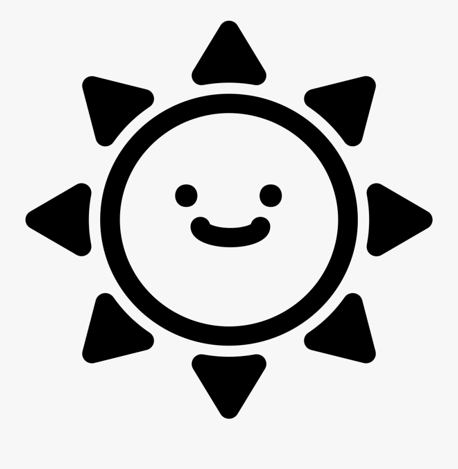 Sun Vector Png Black , Free Transparent Clipart - ClipartKey