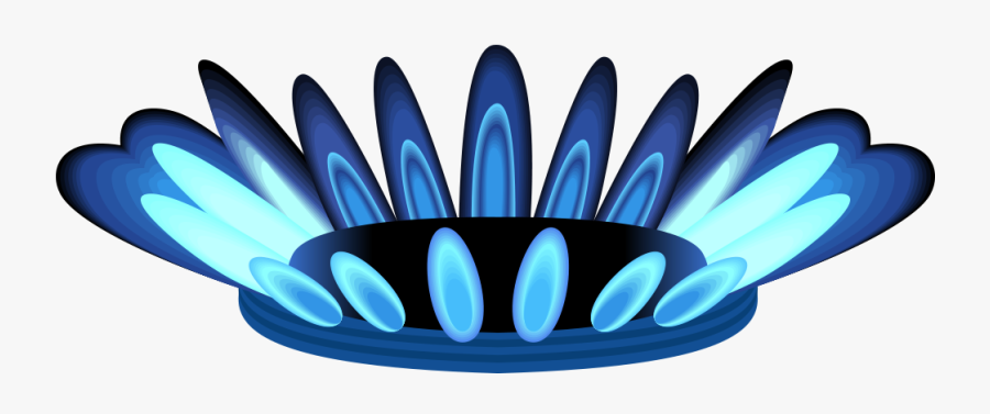 Blue Flame Png Background Image - Natural Gas Fire Png , Free ...