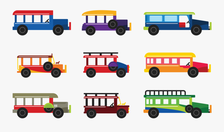 Jeepney Vector - Philippine Jeepney Clipart Png , Free Transparent ...