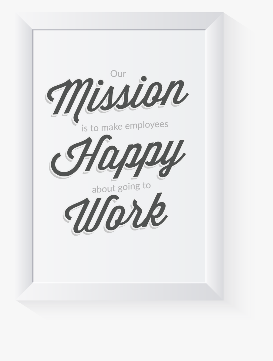 Our Mission - Calligraphy , Free Transparent Clipart - ClipartKey