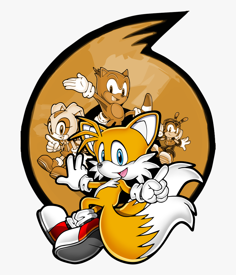 0vgicx5 - Sonic Ray And Tails , Free Transparent Clipart - ClipartKey