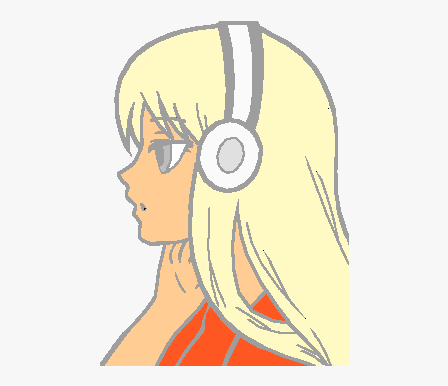 Anime Girl Not Colored , Free Transparent Clipart - ClipartKey