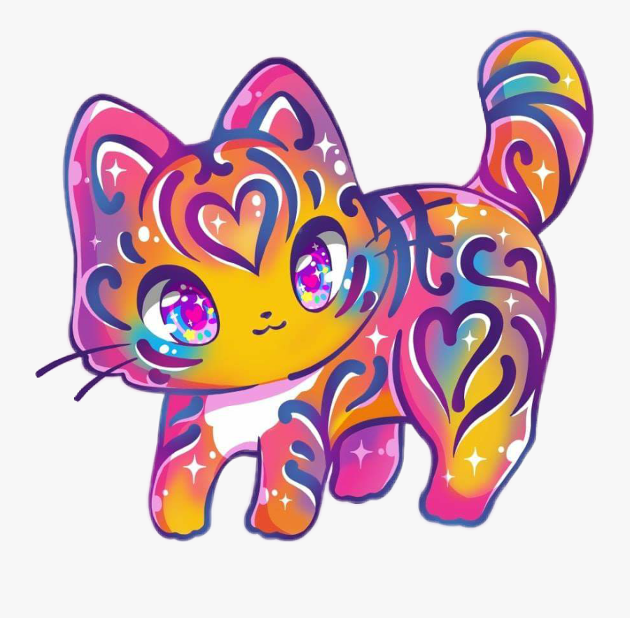#jenniillustrations #cat #gato #lisafrank #colorcat - M Jenni Drawings ...