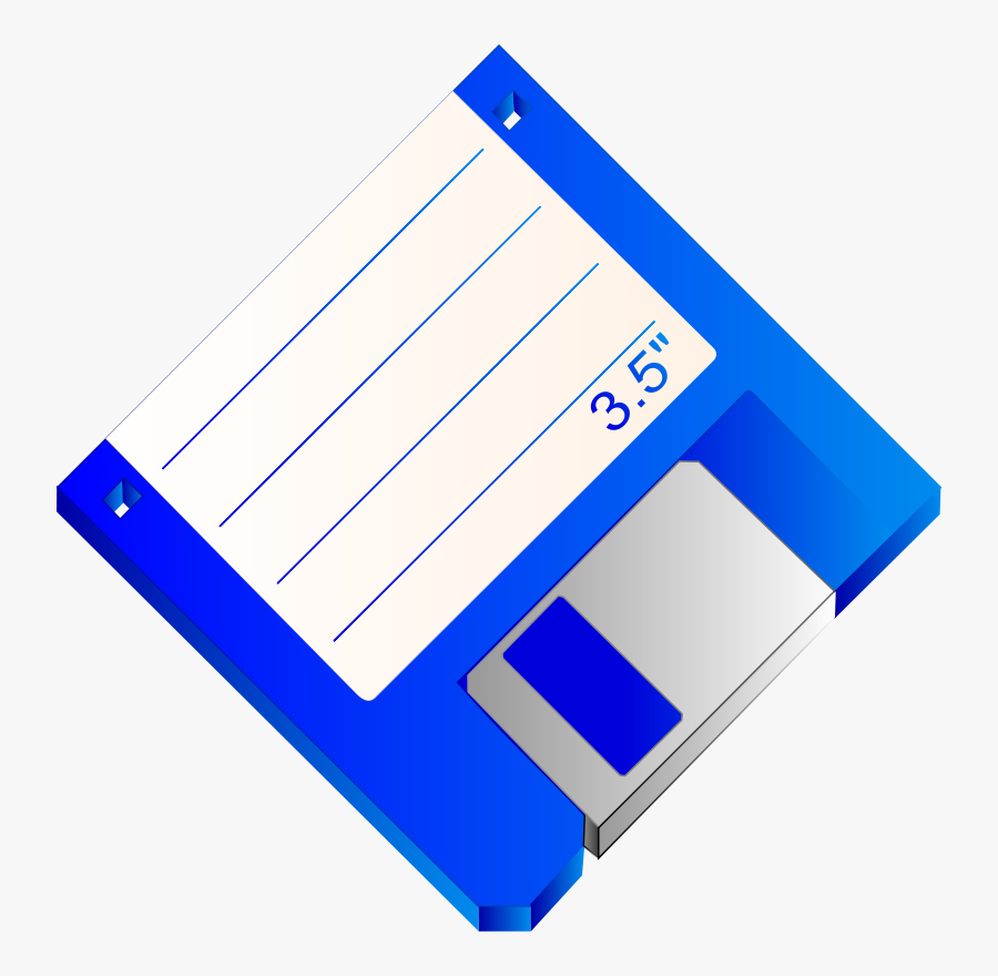 Sabathius Floppy Disk Blue Labelled Clip Art At Clker - Floppy Disk ...