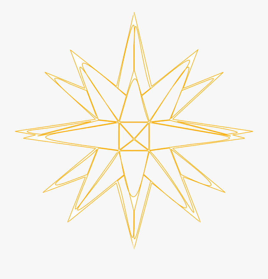 Moravian Star Clip Art , Free Transparent Clipart - ClipartKey