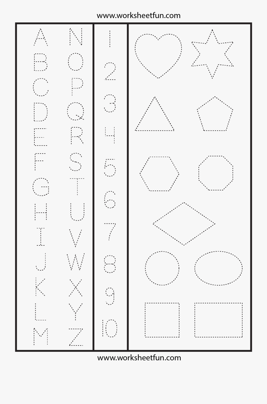 Transparent Tracing Clipart - Tracing Alphabet And Numbers , Free ...